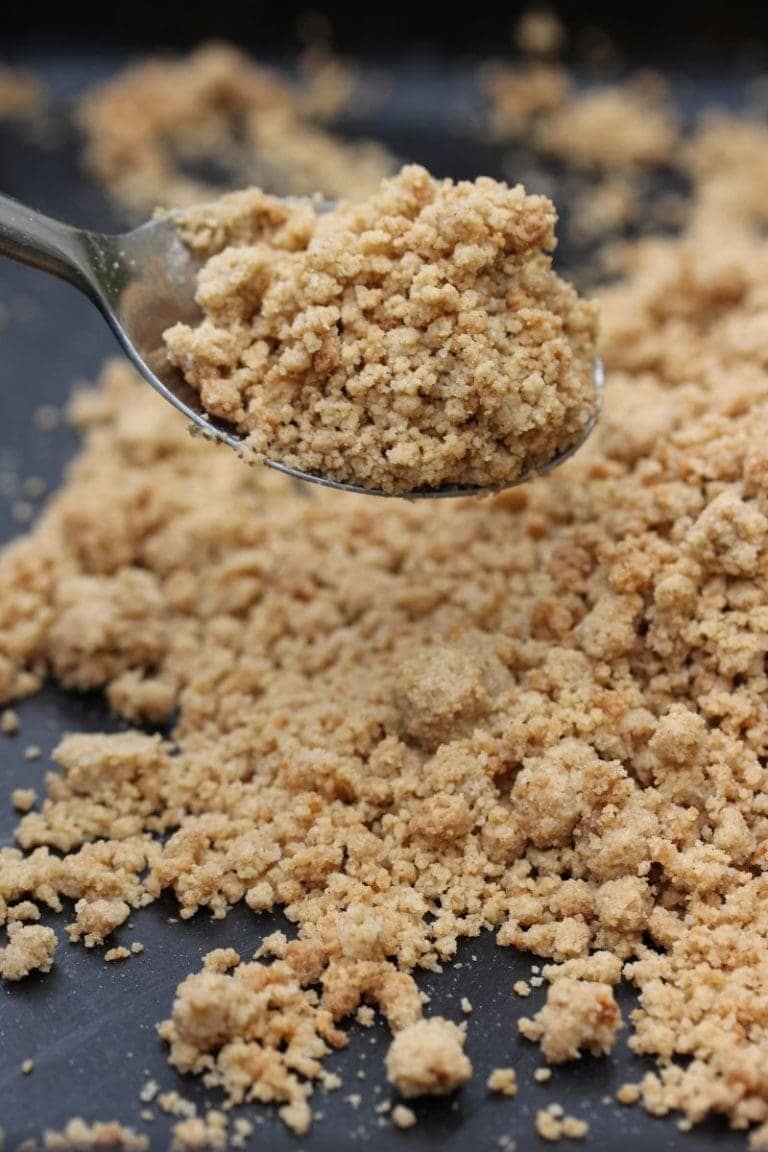 Gluten Free Dairy Free Crumble; A Quick Crumble Recipe
